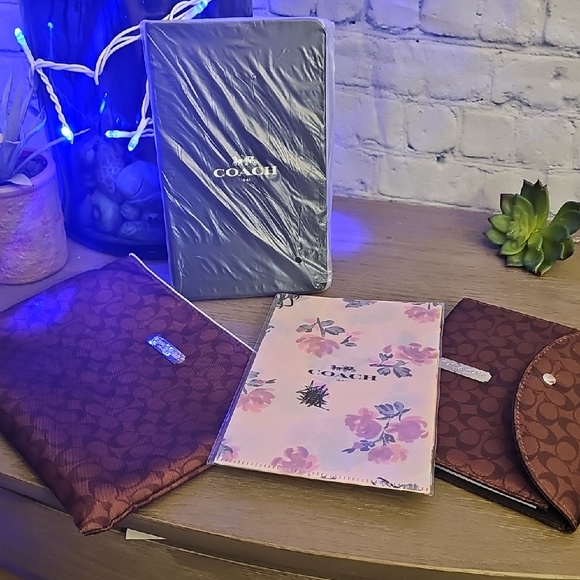 Coach | Bags | Coach Stationary 4 Pc Set | Poshmark